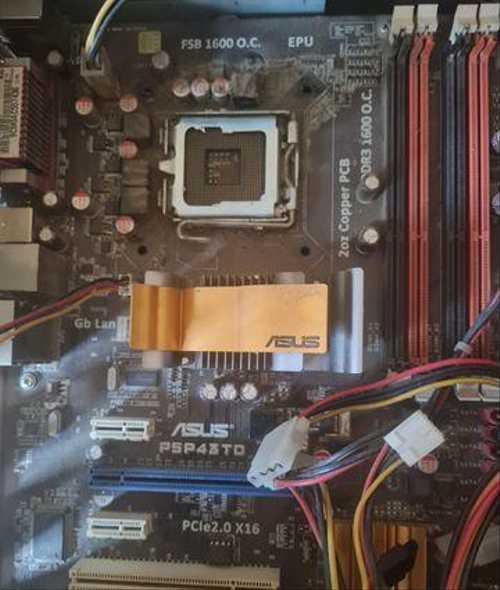 Asus P5P43TD 775 сокет