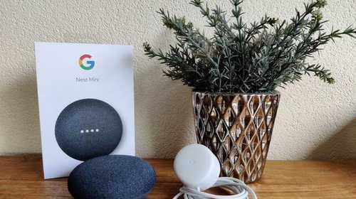 Умная колонка Google Nest Mini (2 Gen. Home Mini)