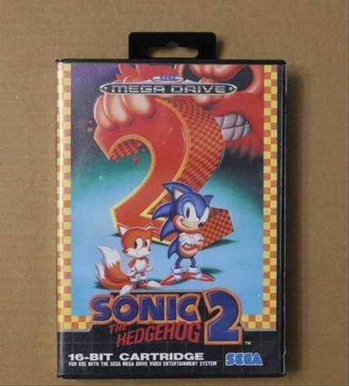 Картридж Sonic 2 Sega Mega Drive Сега Оригинал