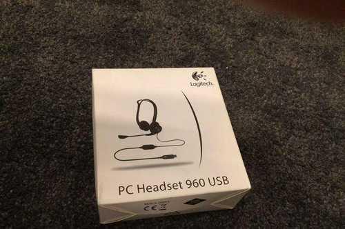 Наушники гарнитура Logitech pc headset 960 usb
