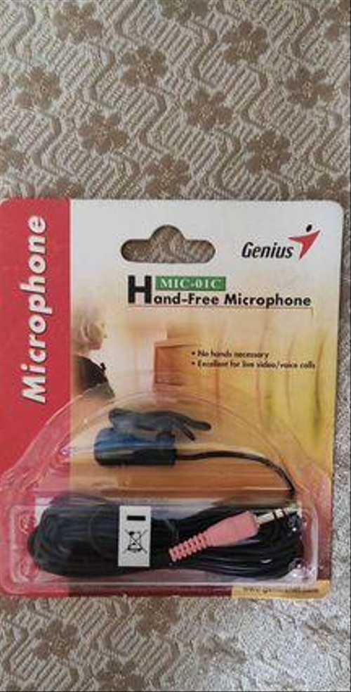 Микрофон для компьютера Genius MIC-01C