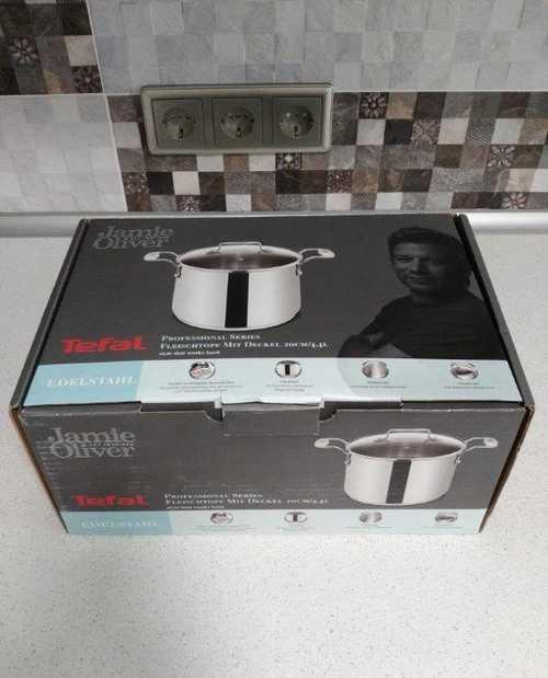 Кастрюля новая Tefal серия Jamie Oliver