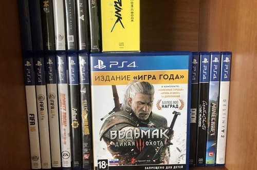 Игры PS4: Ведьмак 3: издание игра года