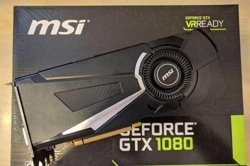 Видеокарта MSI GeForce GTX 1080 aero OC