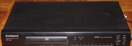 Pioneer compact disc player pd-206
