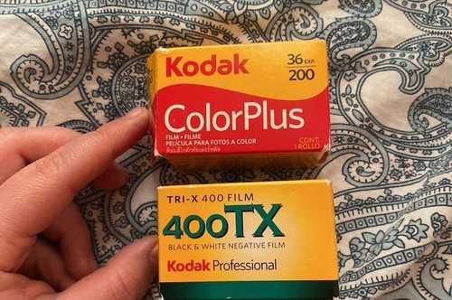 Пленка Kodak ColorPlus 36 кадров и Kodak чб 400 TX