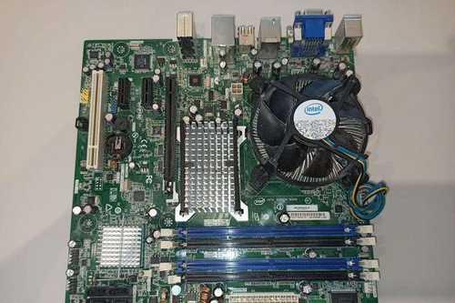 Материнская плата Intel DG35EC с процессором Intel