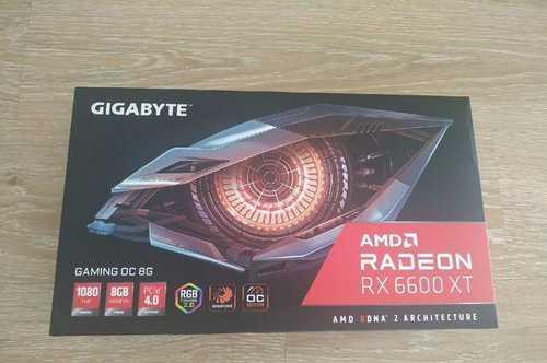 Видеокарта gigabyte Radeon RX 6600 XT gaming OC 8G