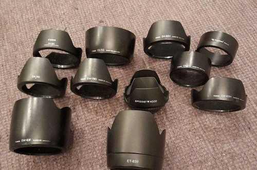 Бленды для объективов Canon разных моделей