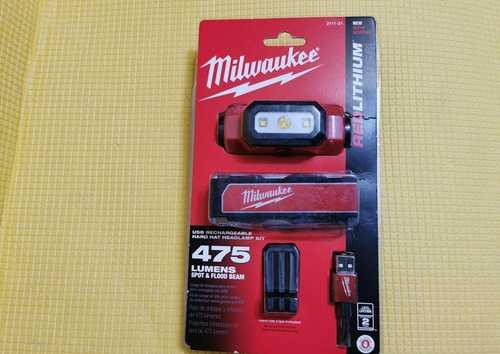 Налобный аккумуляторный фонарь Milwaukee 2111-21