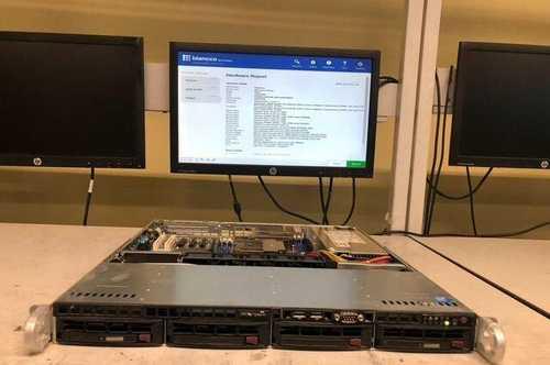 Сервер Supermicro 1U, X8DTL-iF, E5506