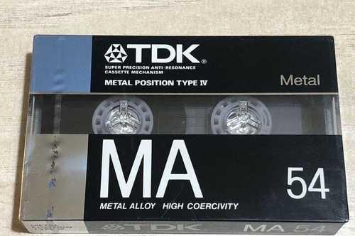 Аудиокассета TDK MA 54 Япония 1988 год