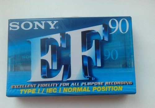 Аудиокассета Sony c-90efb (new)