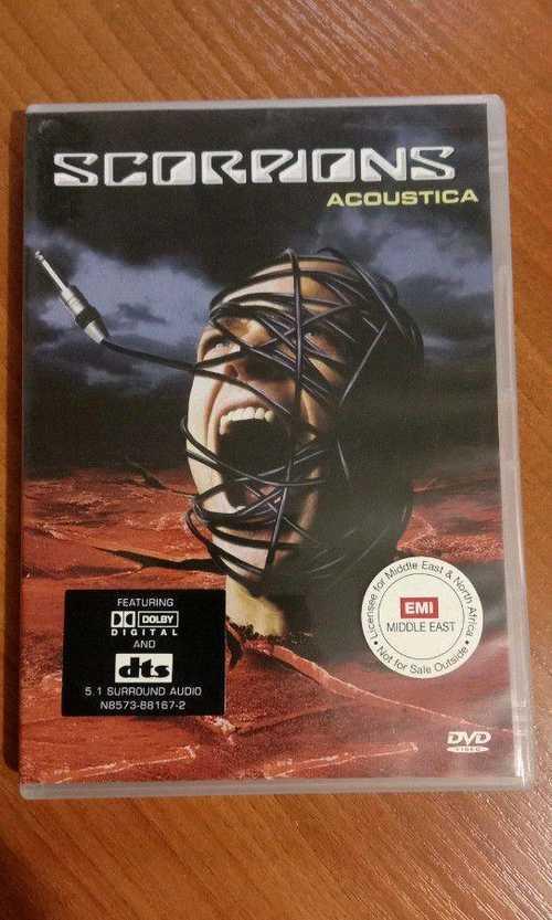DVD Живой концерт Scorpions, Aqustica