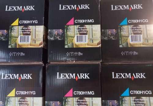 Картридж Lexmark C780H1YG желтый, оригинальный