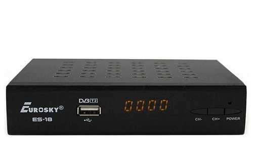 Цифровая приставка Eurosky ES-18 DVB T2/T