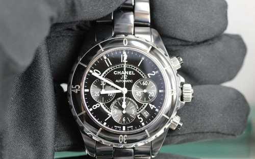 Часы Chanel J12 Black Automatic Chronograph 41mm