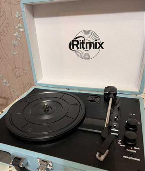 Виниловый проигрыватель Ritmix Lp-160b blue