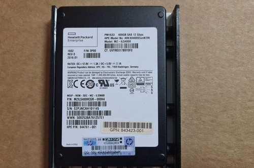 Жесткий диск HP 400GB 12G SAS 3PAR N9Y06B