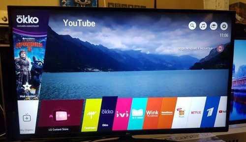 LG 49UK6450 4К UHD Smart TV Wi-Fi большой 125см