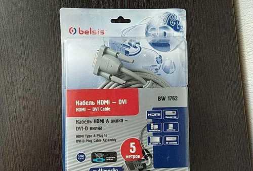 Кабель hdmi-DVI belsis