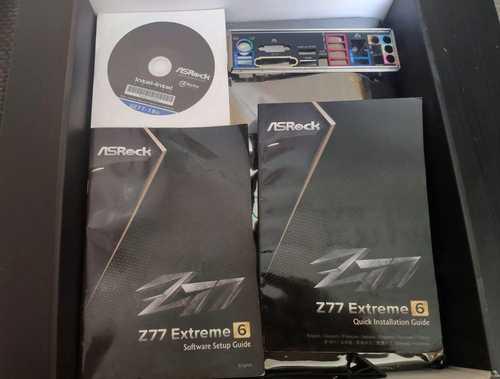 Intel Core I7 2600k + ASRock z77 Extreme 6