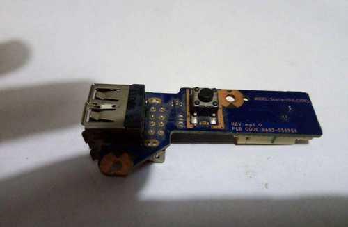 Плата кнопки включения и USB BA92-05996A