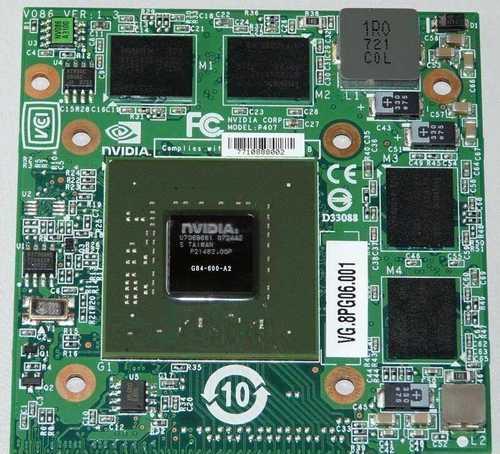Nvidia 8600M GT Видеокарты ноутбука MXM Acer 9920G
