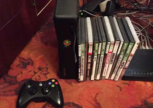 Xbox 360 250GB Slim (прошитый)