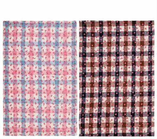 Santalino набор полотенец из 2-Х шт романтика, 100 хлопок, бежевый+розовый,50Х30см