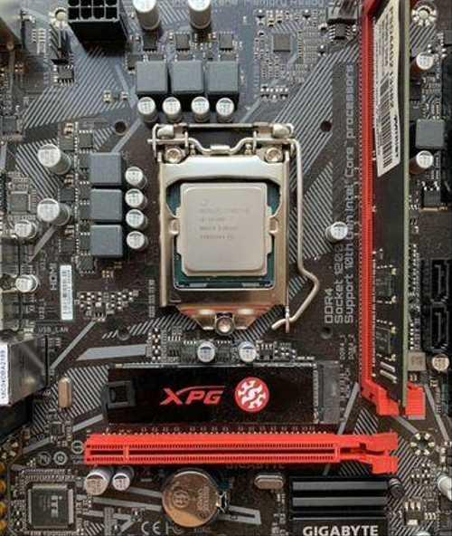 Intel Core i5 10400f, Gigabyte B460M Gaming