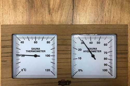 Термогигрометр для бани из кедра