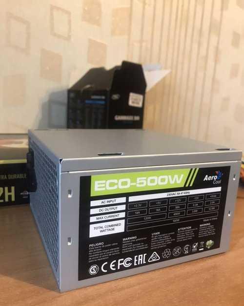 Блок питания Aero Cool eco-500w