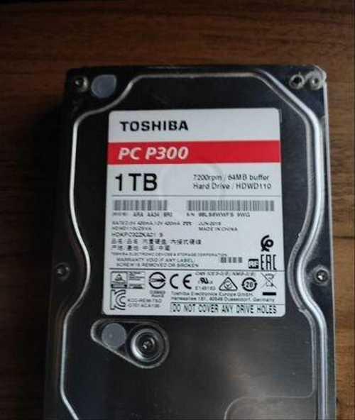 Жесткий диск 1 тб hhd Toshiba pc p300
