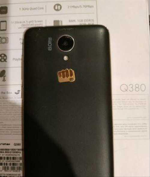 Телефон Micromax Q380