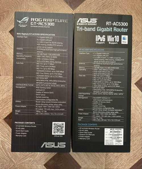 Asus GT-AC5300 + asus RT-AC5300