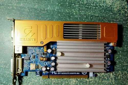 Видеокарта Gigabyte GeForce 6200. 256Mb. PCI-Ex