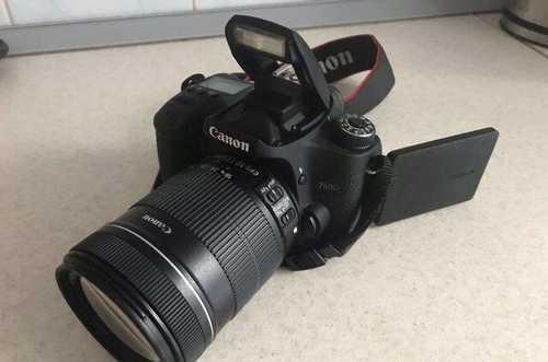 Зеркальный фотоаппарат canon 760d (18-135mm)