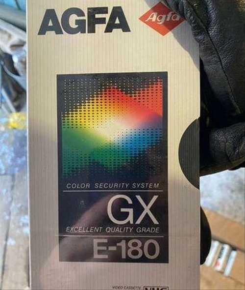 Видеокассеты новые запечатанные agfa gx e-180