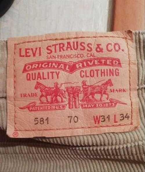 Джинсы levi*s модель 581