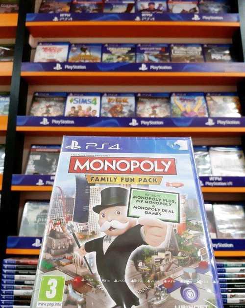 Monopoly Family Fun Pack (New)(PS4,английская верс