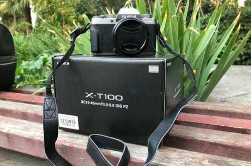 Фотоаппарат Fujifilm X-T100 + 2 объектива