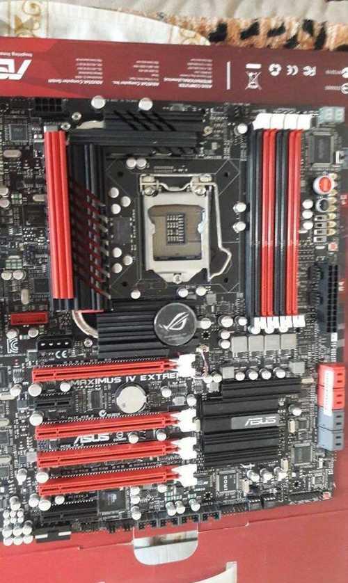 Материнская плата asus maximus iv extreme