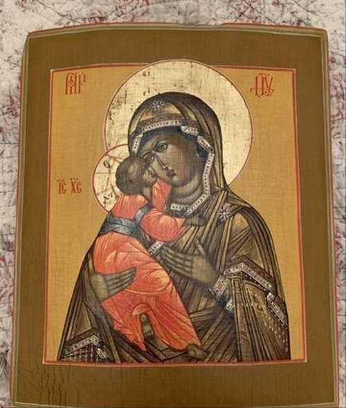 Икона Владимирской Божьей Матери, старая