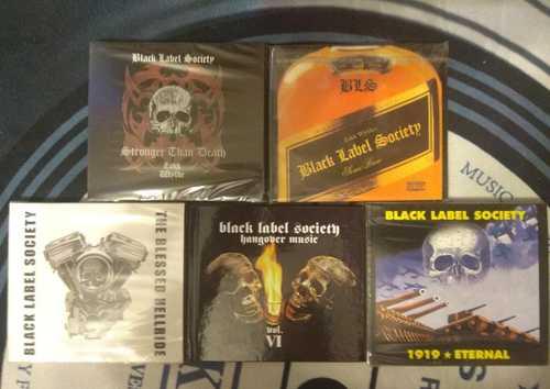 Коллекция CD группы Black Label Society