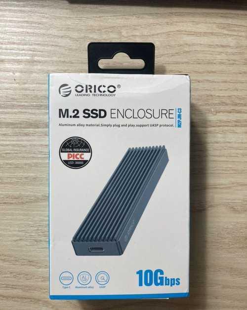 Ssd m2 nvme case, кейс orico