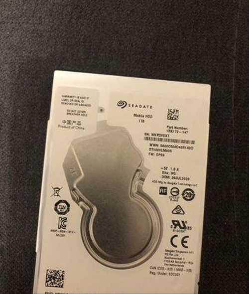 Жесткий диск hdd 1tb Seagate для ноутбука