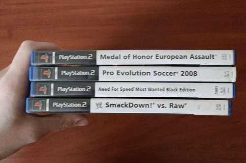 Оригинальные диски PlayStation 2