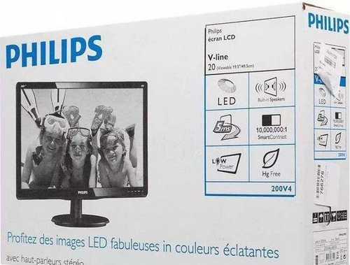 Новый монитор Philips 200v4, 19.5