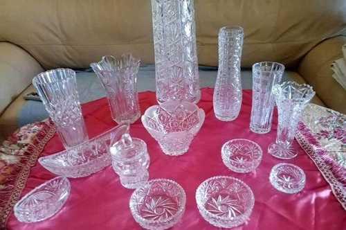 Хрустальные вазы